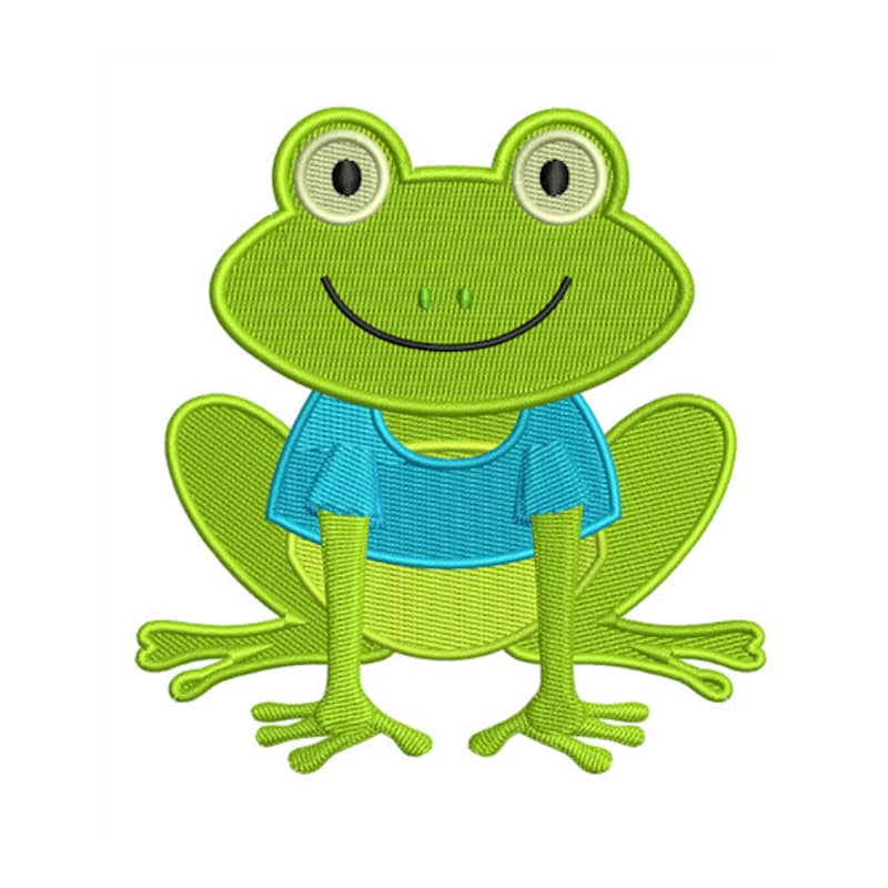 Frog Embroidery Designs - Etsy