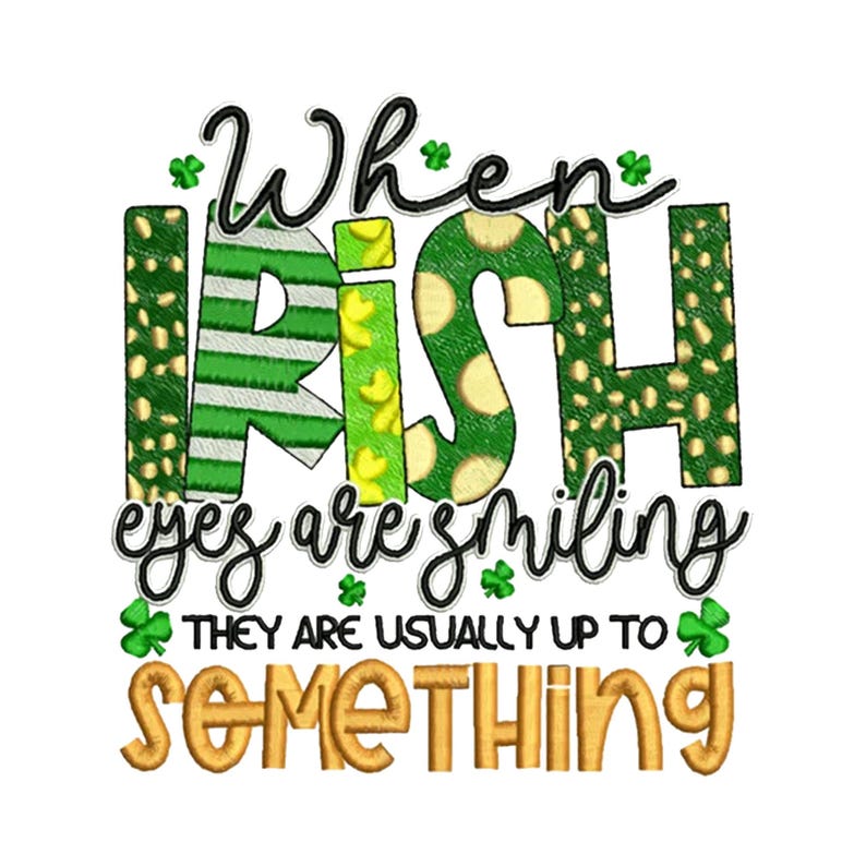 Irish Eyes - Machine Embroidery Design, St Patricks Embroidery Designs ...