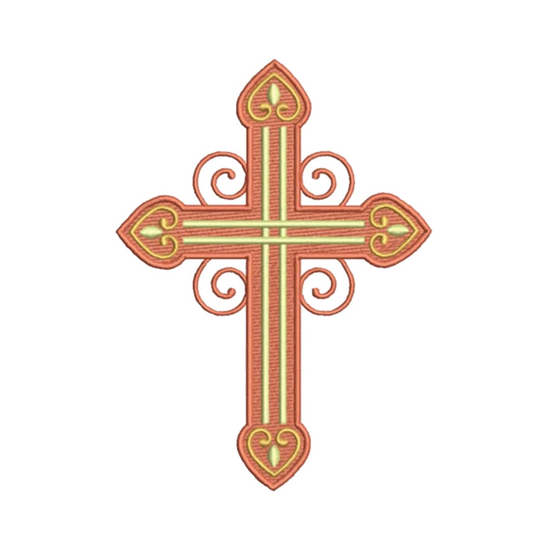 Ornate Cross - Religious Cross Pattern - Elegant Cross Decor ...