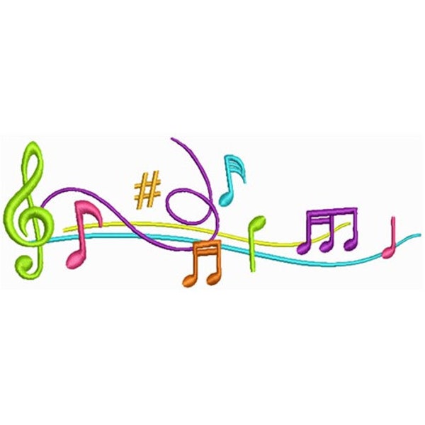 Music Embroidery - Etsy