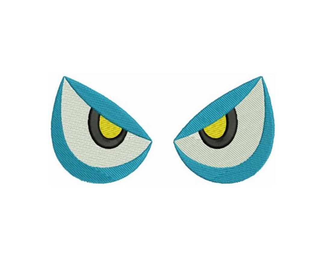 Monster Eyes Machine Embroidery Design 2 Sizes - Etsy