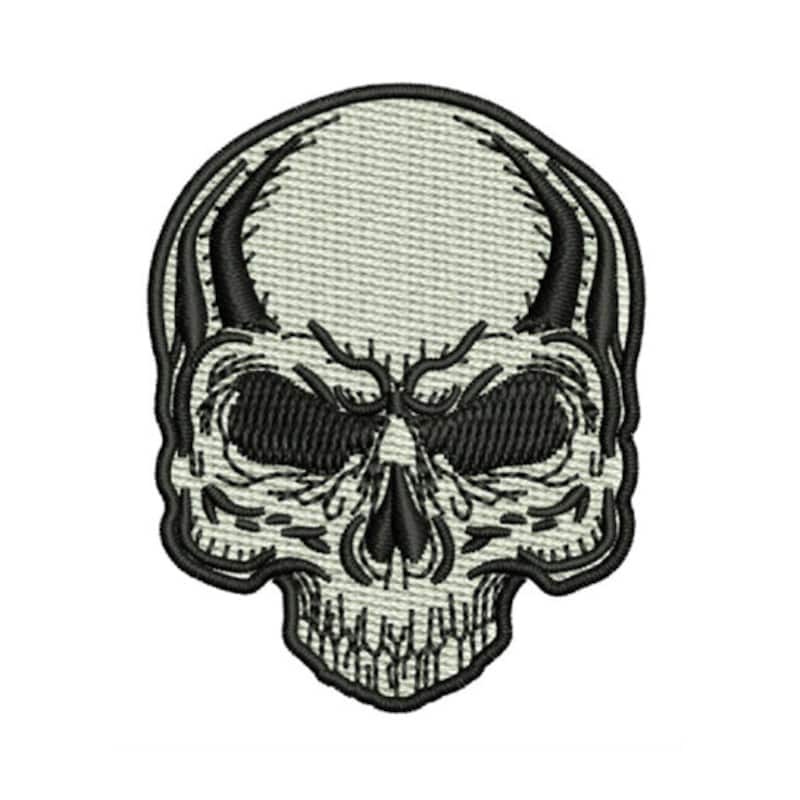 Skull Embroidery - Etsy