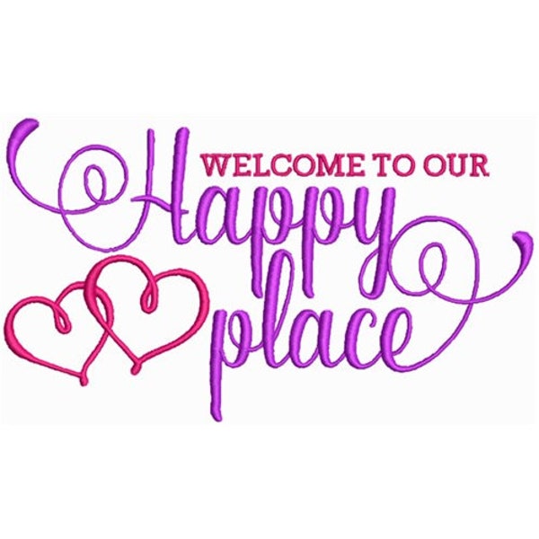 Welcome Embroidery - Etsy