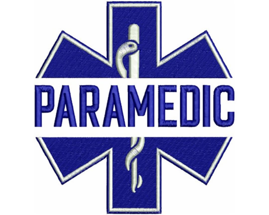Paramedic Embroidery Medical Embroidery Medic Embroidery Hospital ...