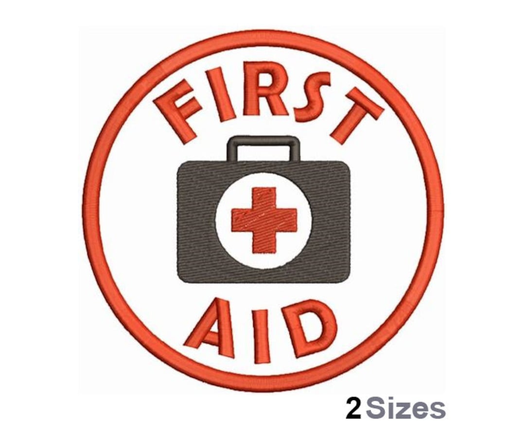 First Aid Logo - Machine Embroidery Design - 2 Sizes - Etsy