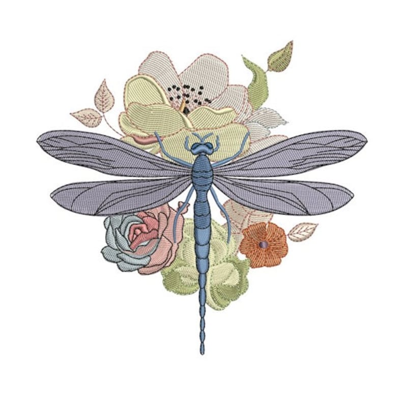 Dragonfly Embroidery Kit - Etsy