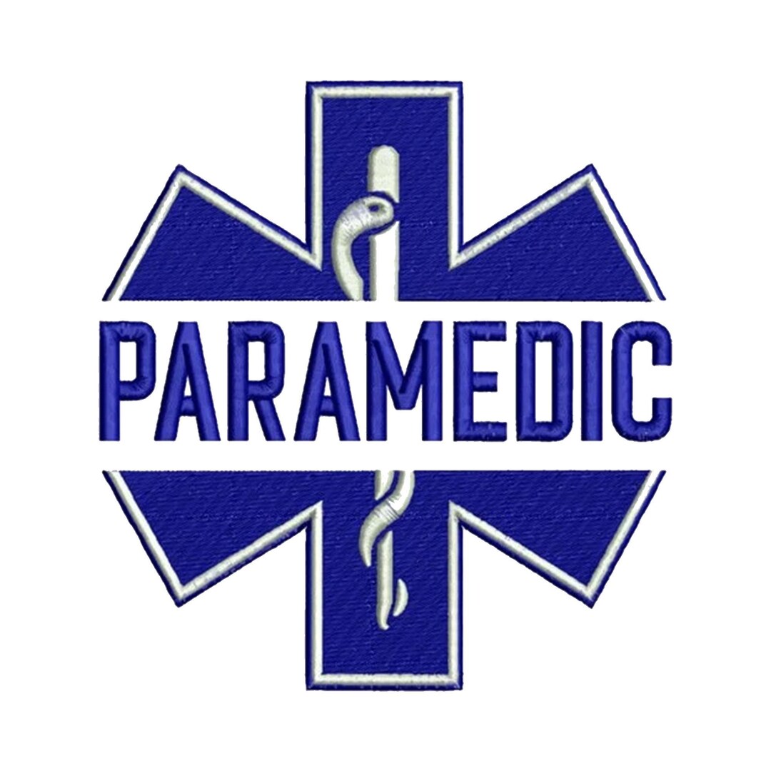 Paramedic Embroidery - Medical Embroidery - Medic Embroidery - Hospital ...