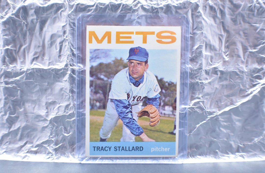 1964 Topps #176 Tracy Stallard Mets Baseball Card Excellent - Etsy