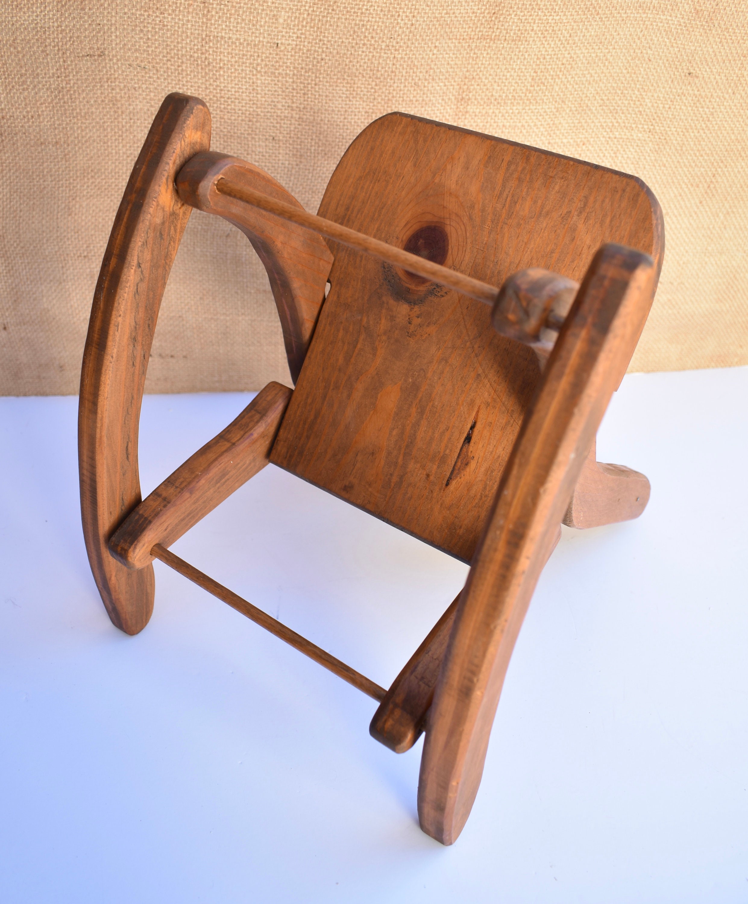 Retro Wooden Rocking Chair Doll & Teddy Bear Folding Big Heart - Etsy