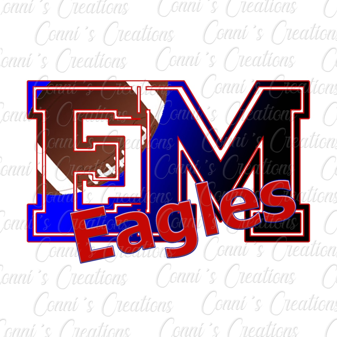 East Marion Eagles Football Sublimation Digital Design- Png - Etsy