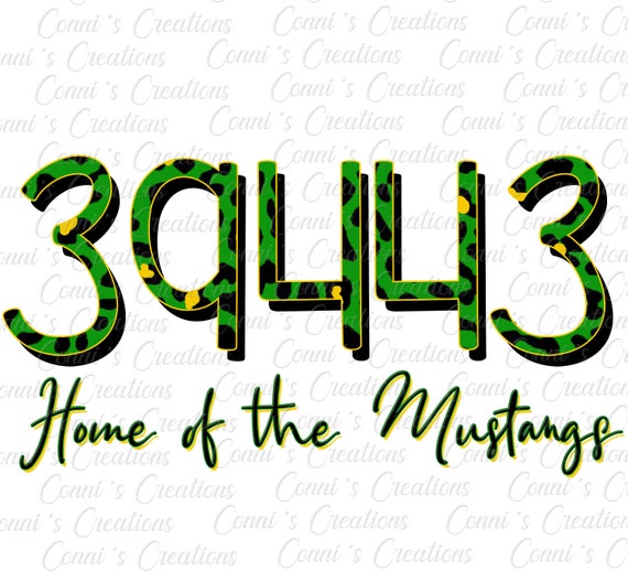 West Jones 39443 Home of the Mustangs Digital Sublimation - Etsy