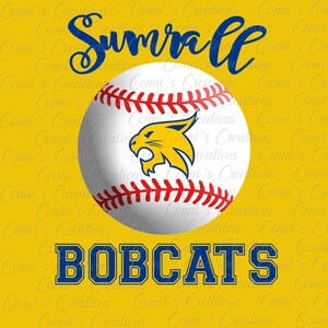 Sumrall Bobcats Baseball Digital Sublimation Design Png - Etsy