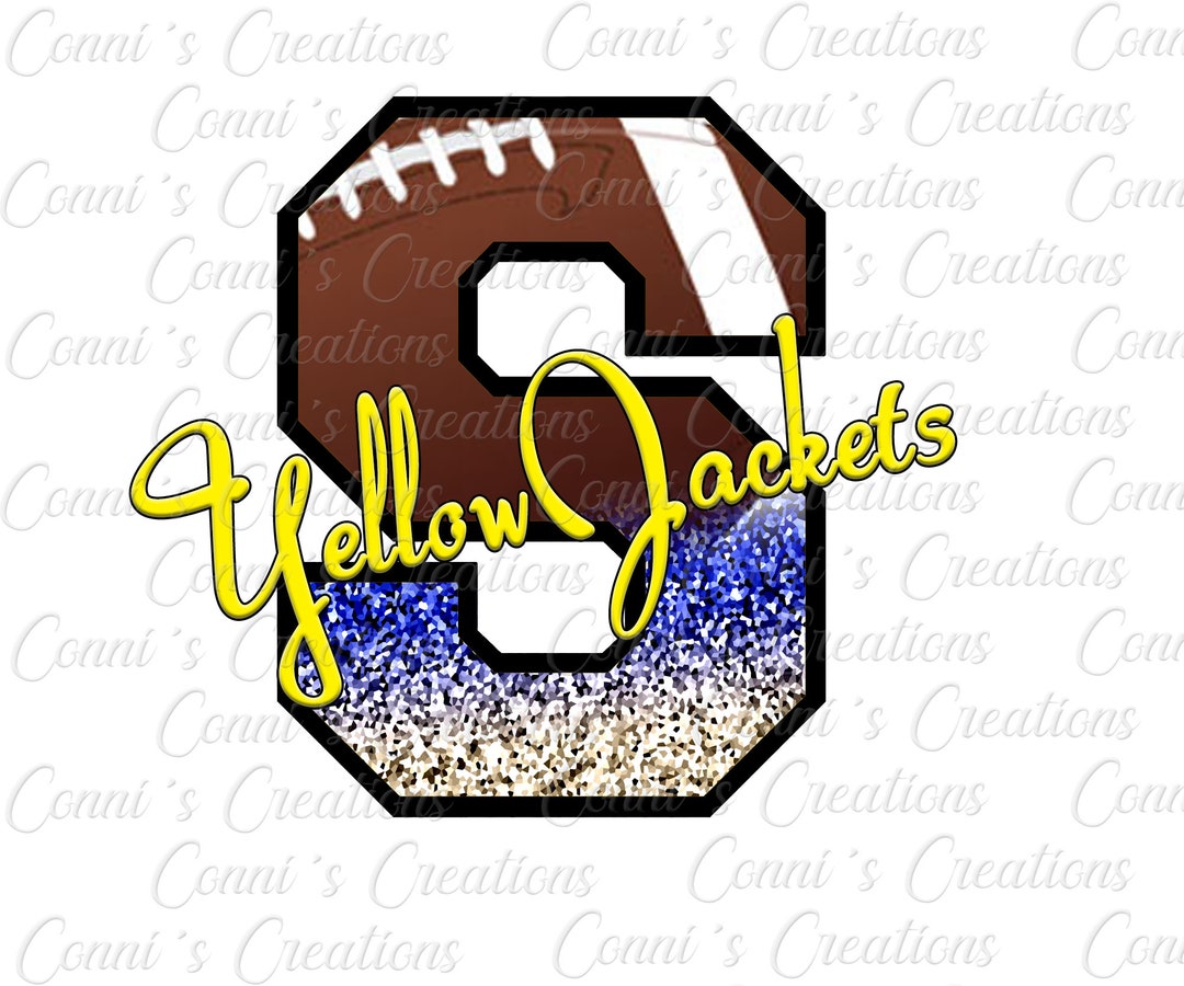 Yellowjackets Football - Digital Sublimation Design - Png - Etsy