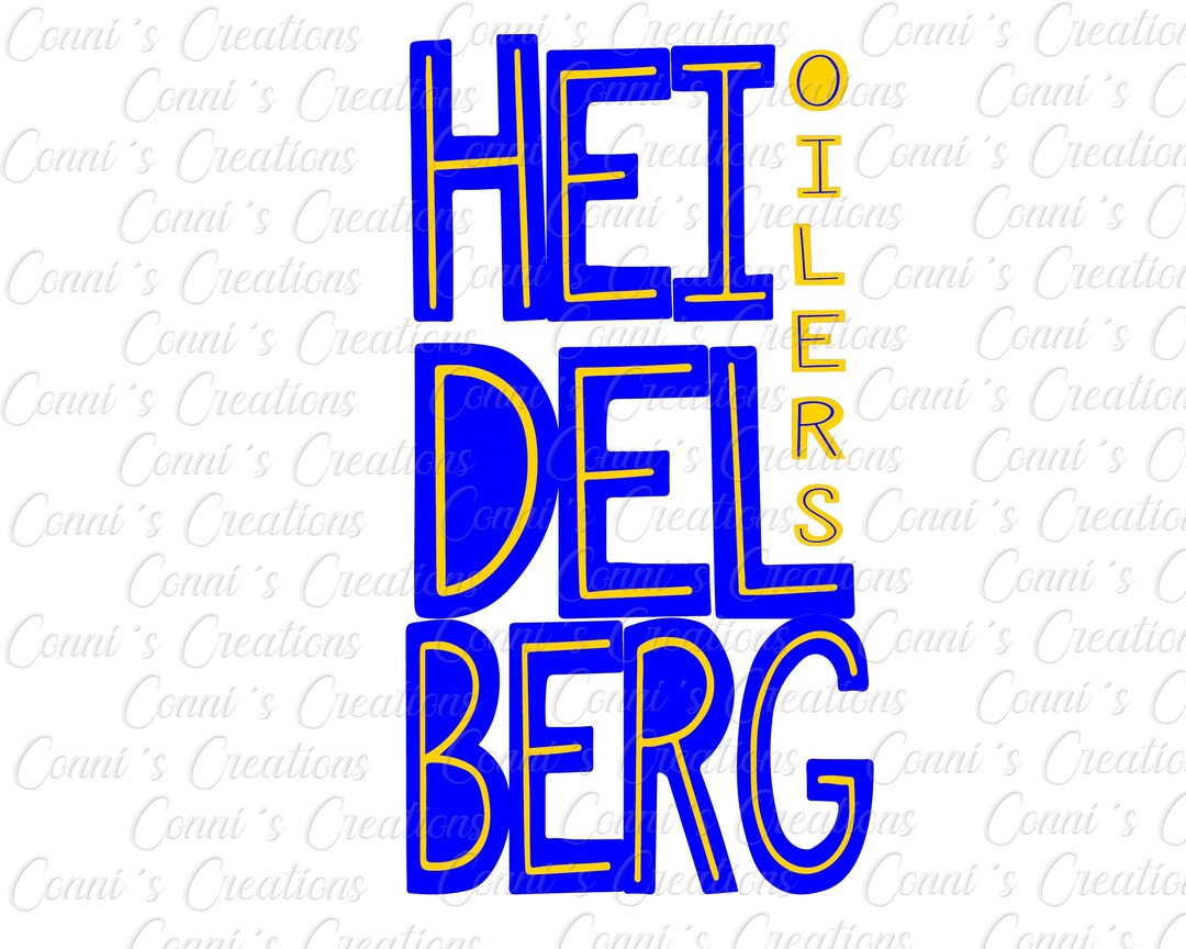 Heidelberg Oilers Digital Sublimation Design - Png - Etsy