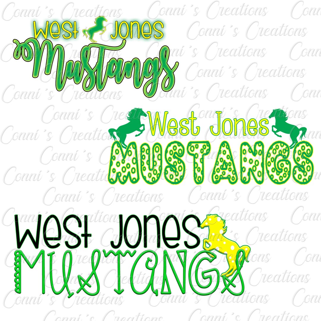 3 PNG - West Jones Digital Sublimation Designs - Png - Etsy