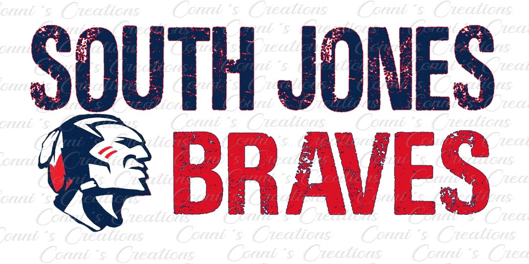 South Jones Braves Sublimation Digital Design -png - Etsy