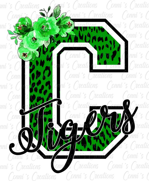 Collins Tigers sublimation digital design png | Etsy
