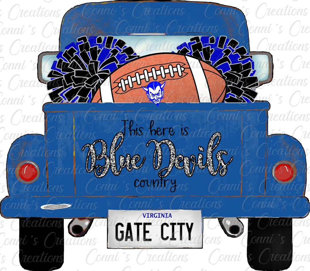 Gate City Blue Devils Digital Sublimation Design PNG - Etsy