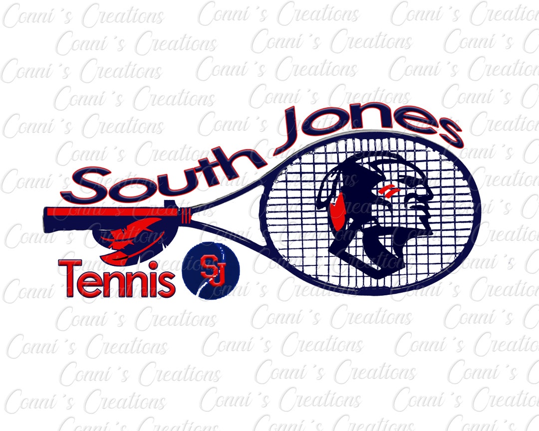 South Jones Braves Tennis Digital Design -png - Etsy