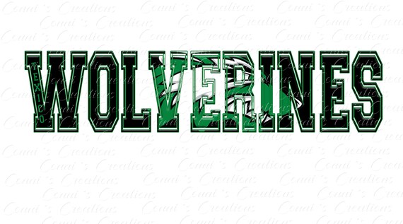 Texico Wolverines Digital Sublimation Design Png | Etsy