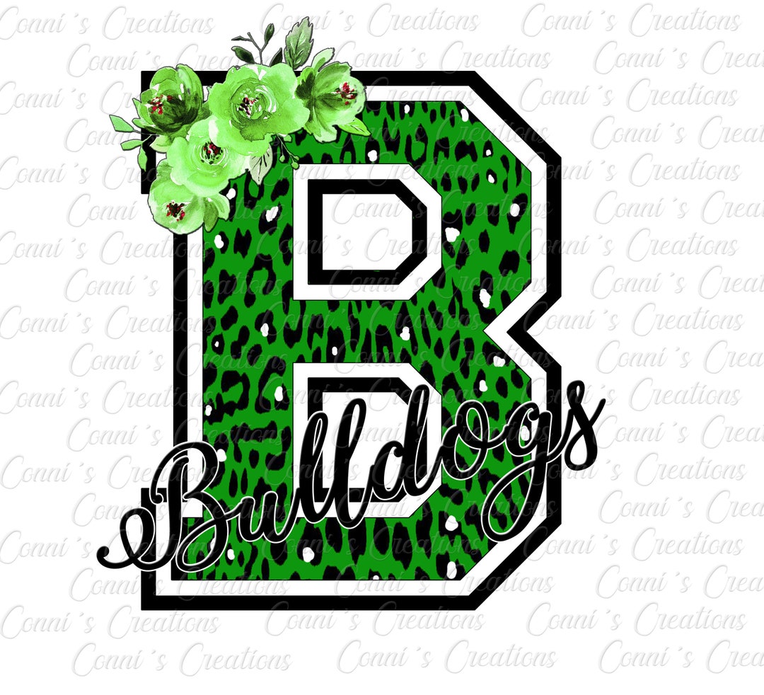 Forney Bulldogs B Leopard Print Sublimation Digital Design PNG - Etsy