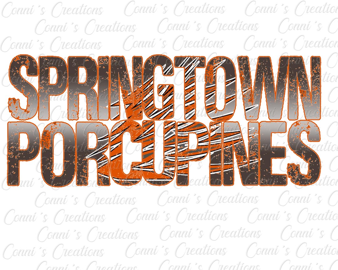 Springtown Porcupines Digital Sublimation Design - Png - Etsy