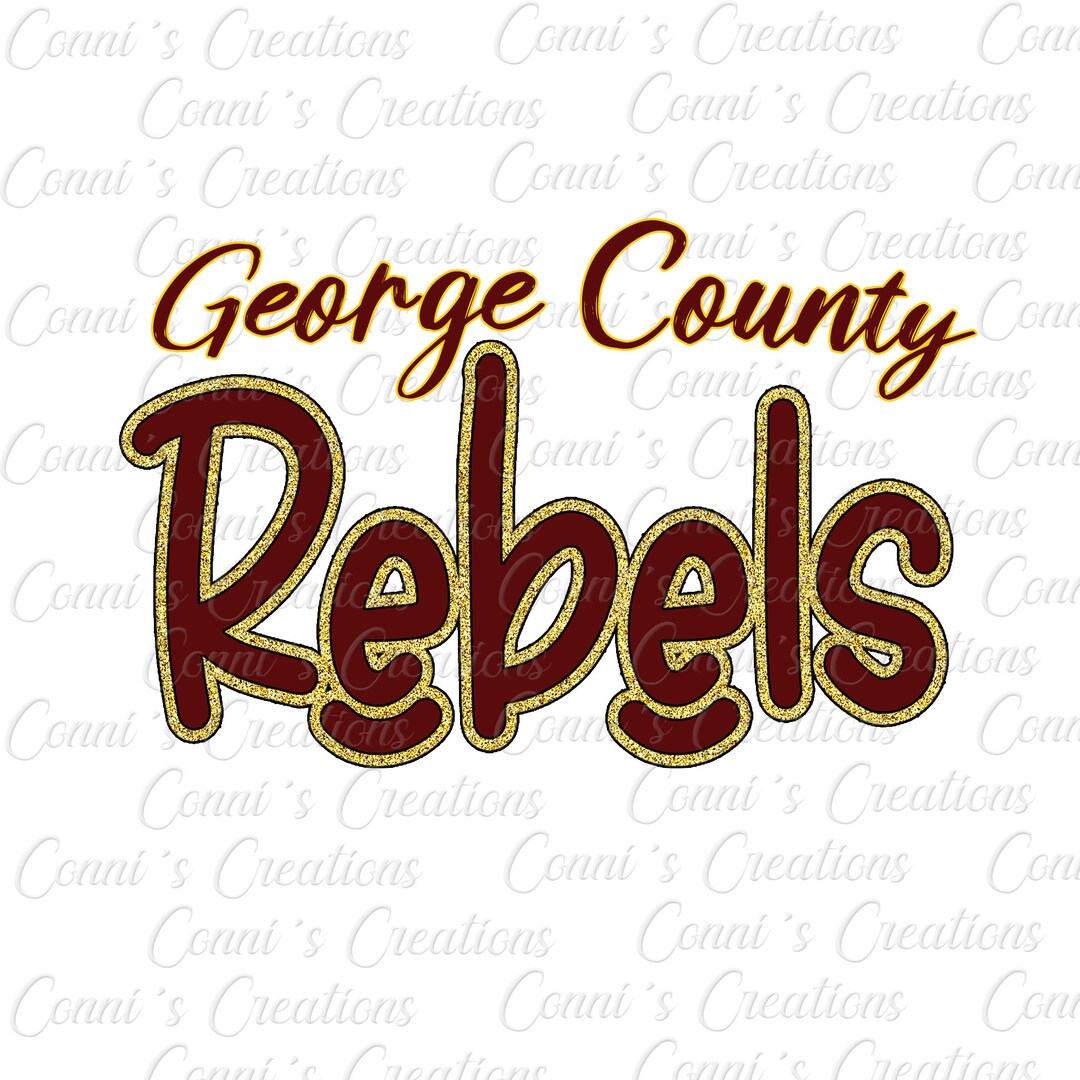 George County Rebels MS Sublimation Digital Design - Png - Etsy