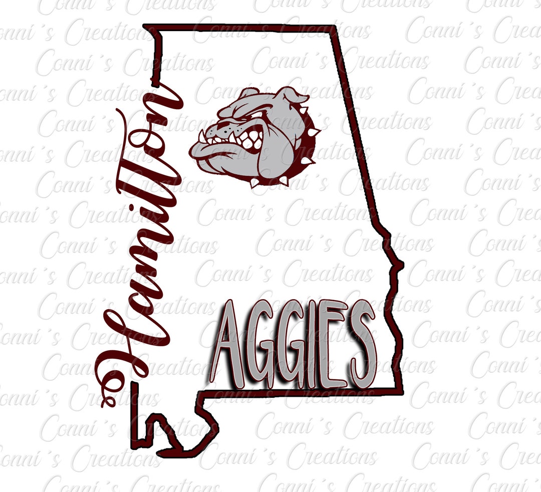 Hamilton Aggies Digital Sublimation Design -p Ng - Etsy