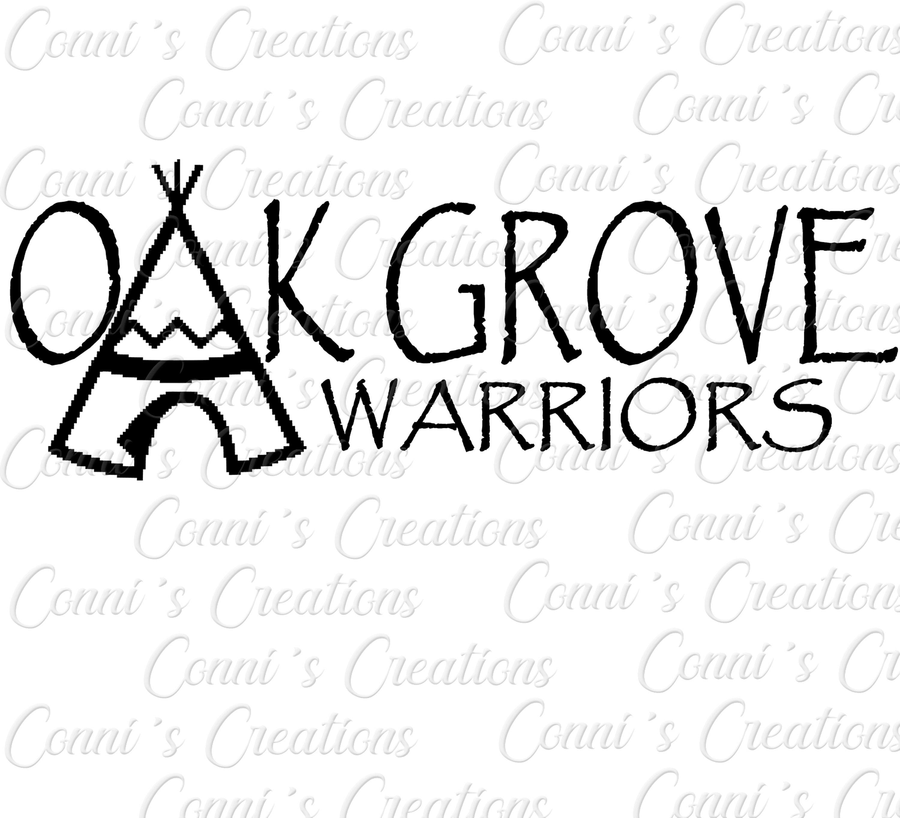 Oak Grove Warriors Collection/5 Digital Designs/sublimation | Etsy
