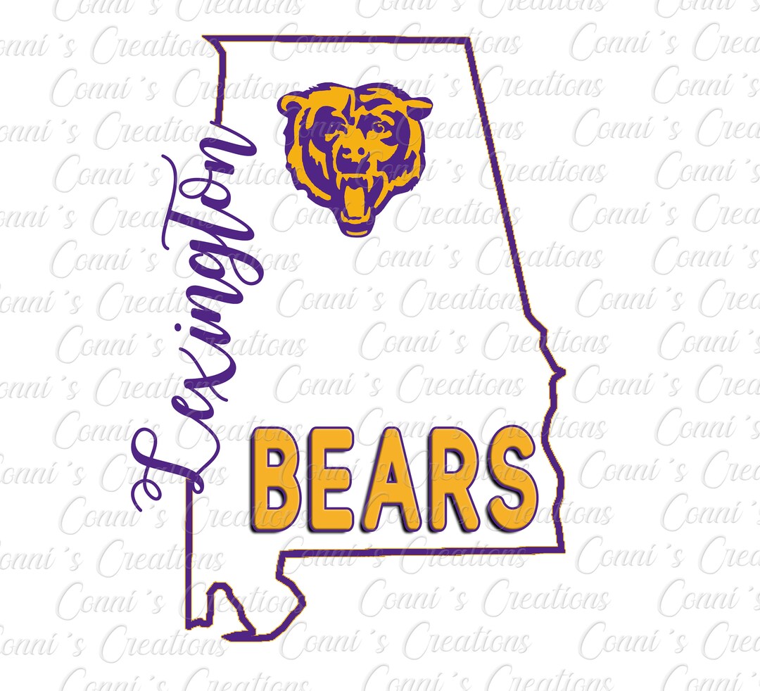 Lexington Golden Bears Digital Sublimation Design - PNG - Etsy
