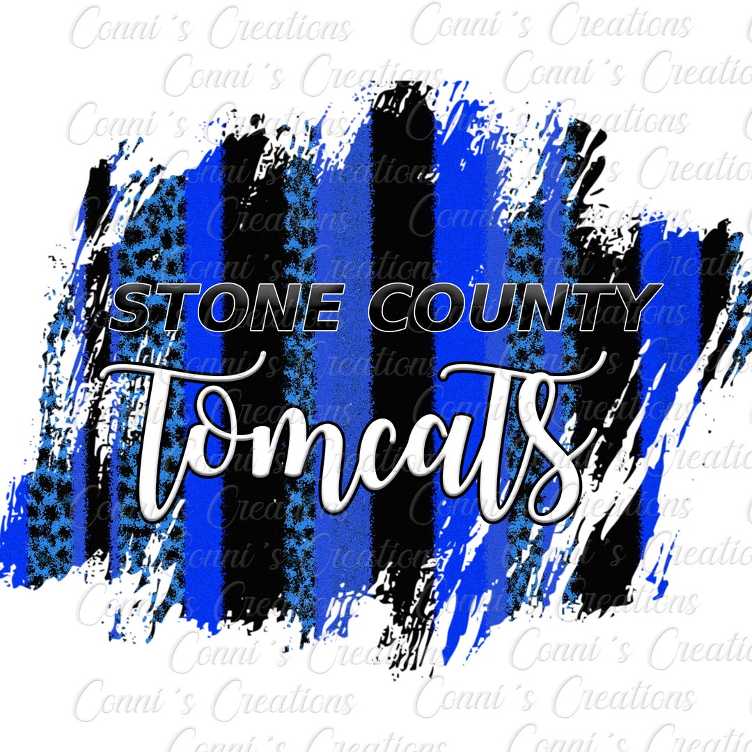 Stone County Tomcats Digital Sublimation Design - Png - Etsy