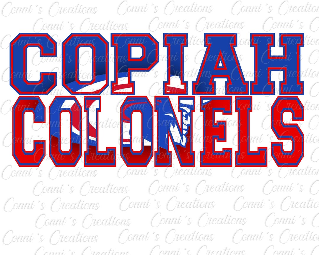 Copiah Colonels Digital Sublimation Design - Png - Etsy