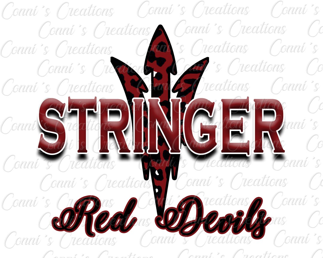 Stringer Attendance Center Red Devils Sublimation Digital Design - PNG ...