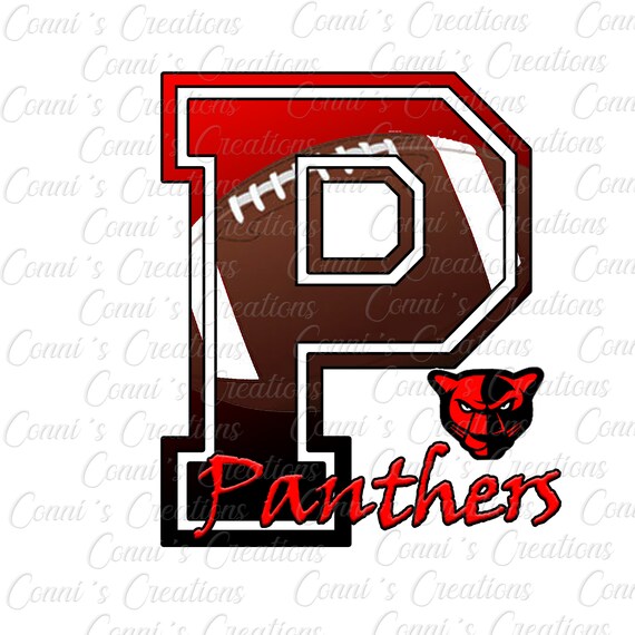 Petal Panthers Football Sublimation Digital Design Png File - Etsy