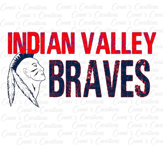 Indian Valley Braves Digital Sublimation Design Png | Etsy