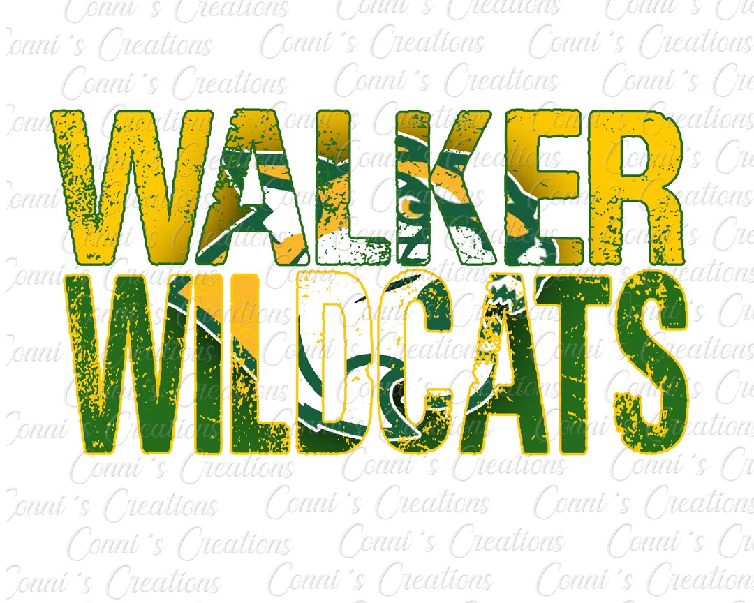 Walker Wildcats Digital Sublimation Design - Png - Etsy
