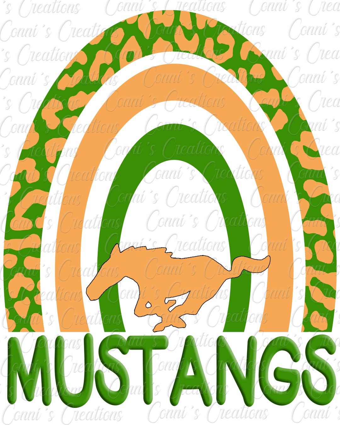 West Jones Mustangs Sublimation Digital Desing - Png - Etsy