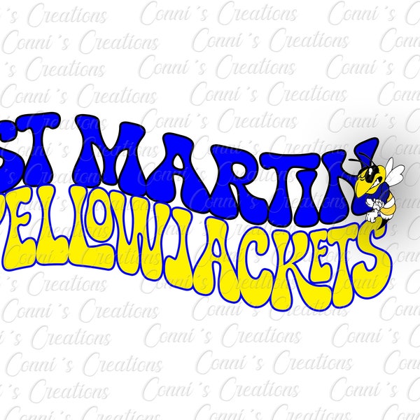 St Martin Yellowjackets Svg - Etsy
