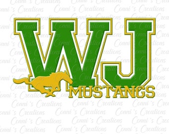 West Jones Mustangs - Etsy