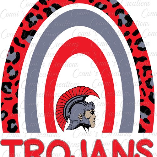 Trojans Png Digital Designs Mascot Team Design - Etsy