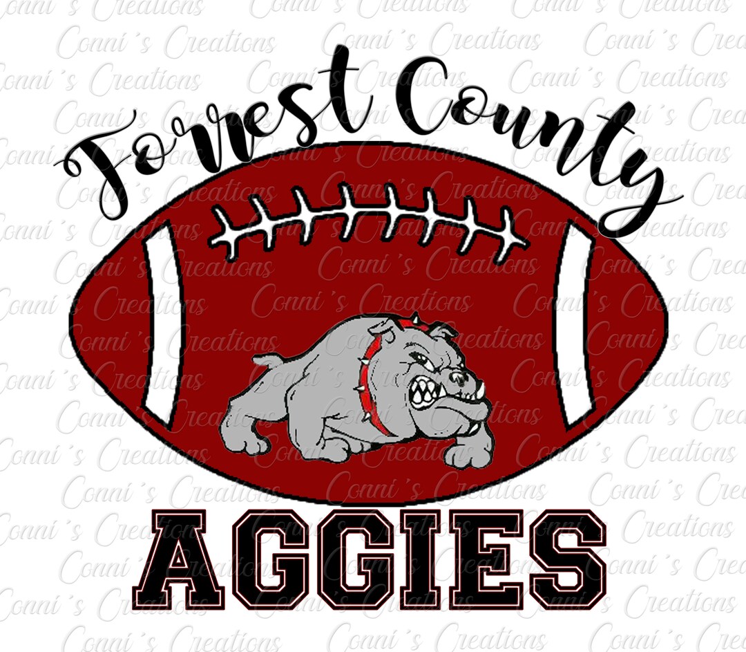 Forrest County Aggies Digital Sublimation Design - Png - Etsy
