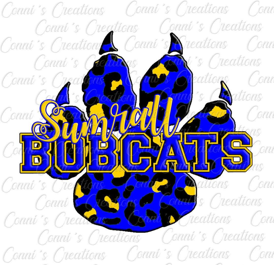 Sumrall Bobcats Groovy Sublimation Digital Design - Png - Etsy
