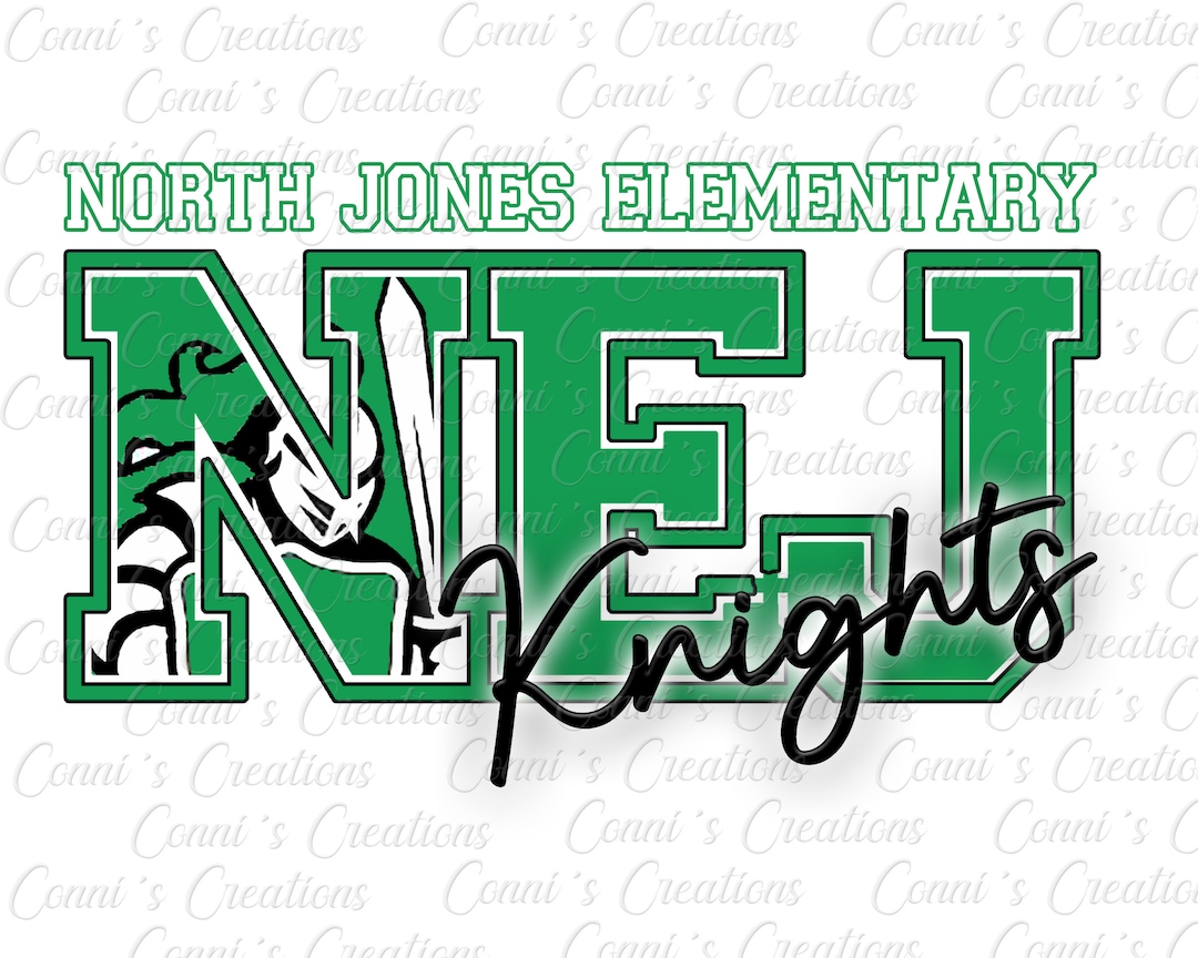 North Jones Elementary - Sublimation Digital Design - Png - Etsy
