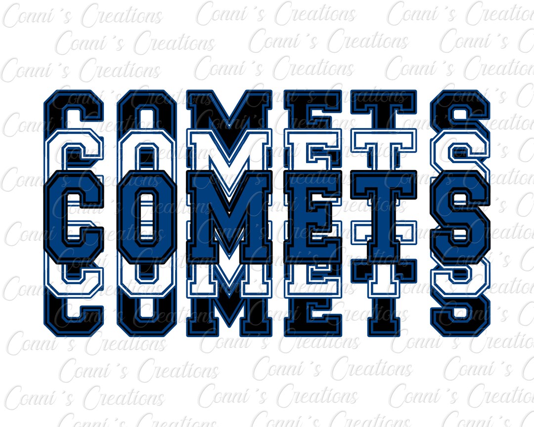 Comets Sublimation Digital Designs --- Png - Etsy