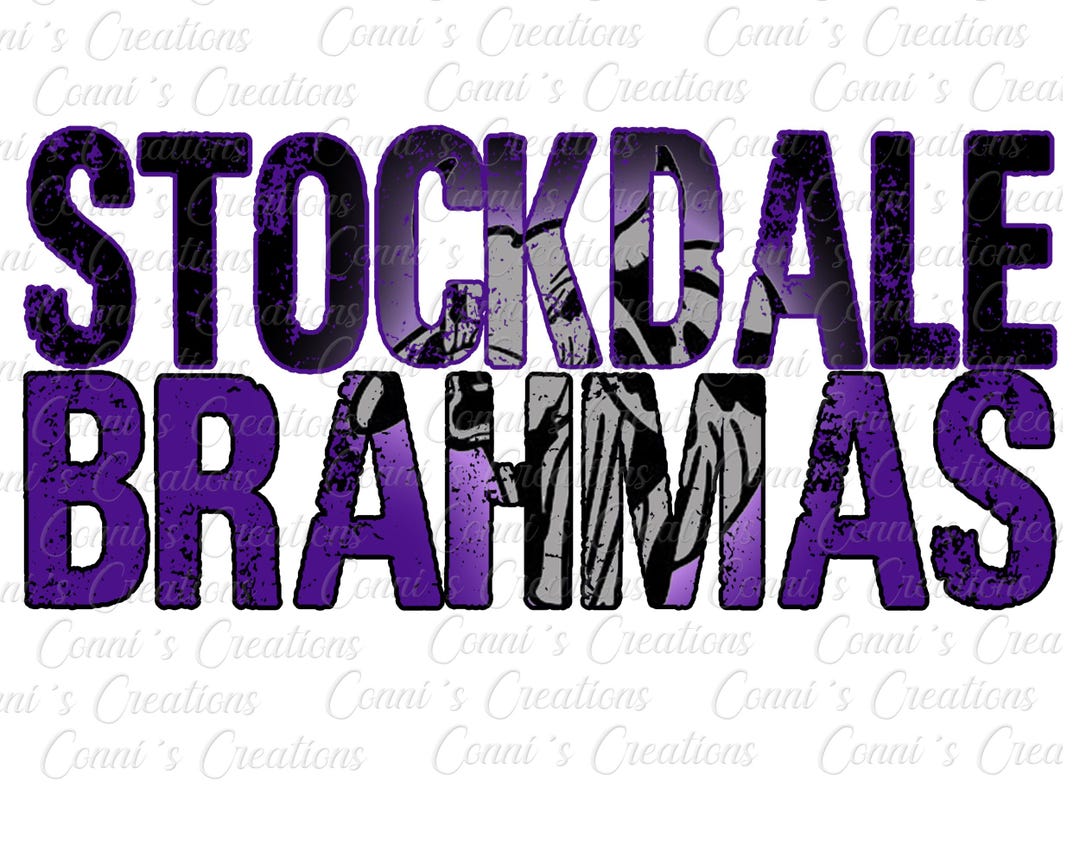 Stockdale Brahmas - Digital Sublimation Design - Png - Etsy