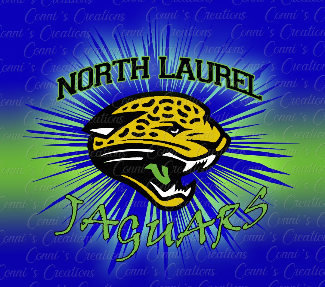North Laurel Jaguars TUMBLER Digital Sublimation Design - Png - Etsy