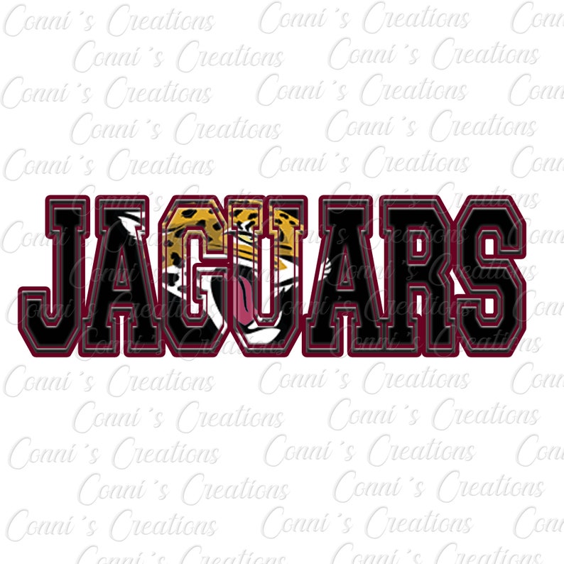 Jaguars Digital Sublimation Design -png - Etsy