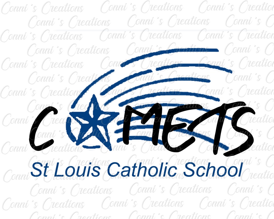 St Louis Catholic School - Comets Sublimation Digital Designs --- Png ...