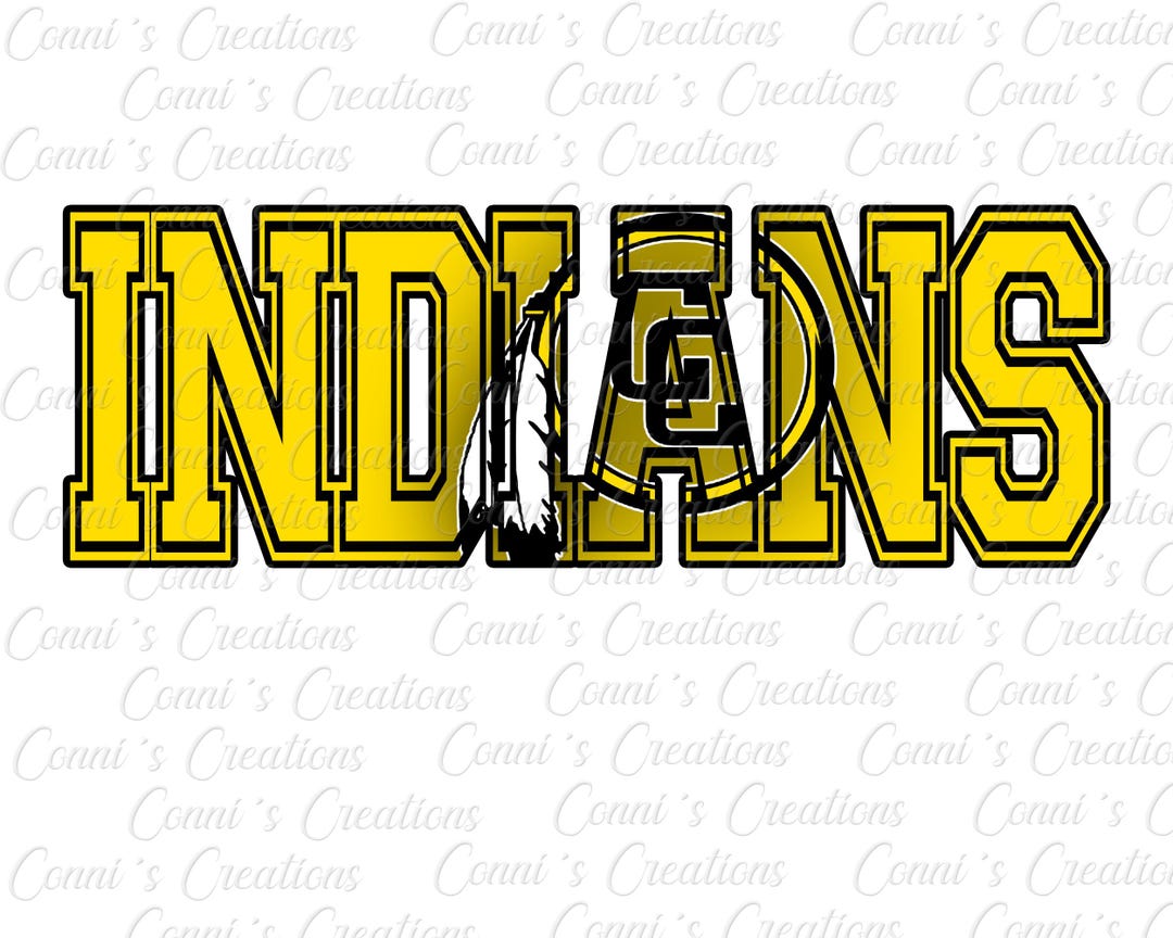 Colbert County Indians Digital Sublimation Design - Png - Etsy