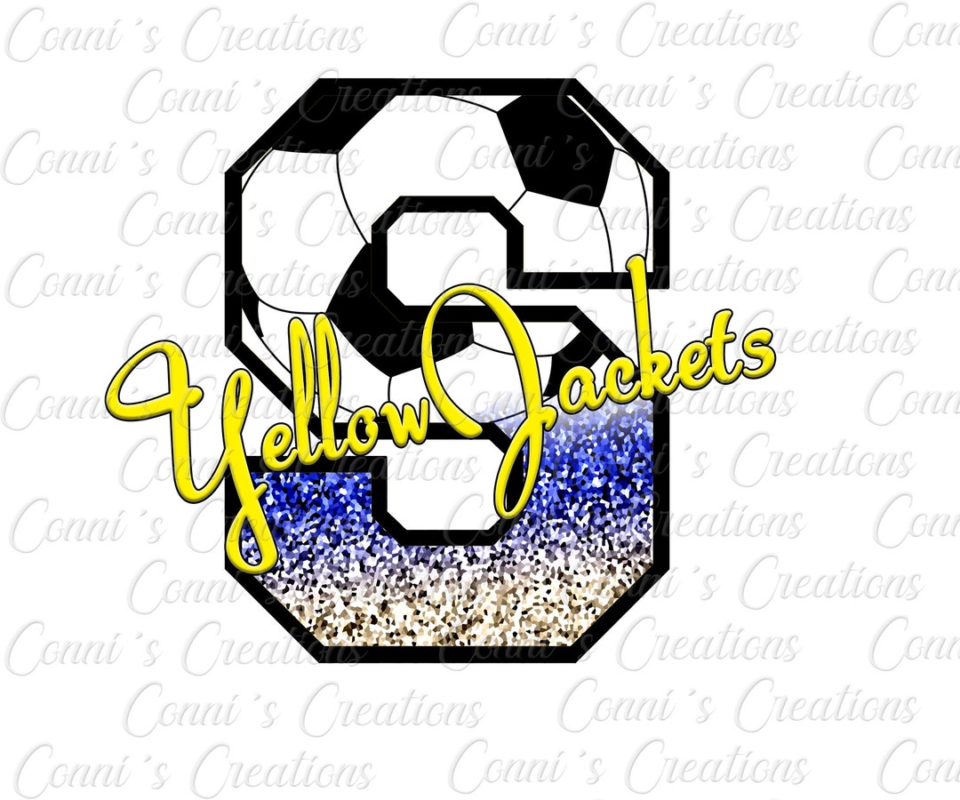 Yellowjackets Soccer-- Digital Sublimation Design - Png - Etsy